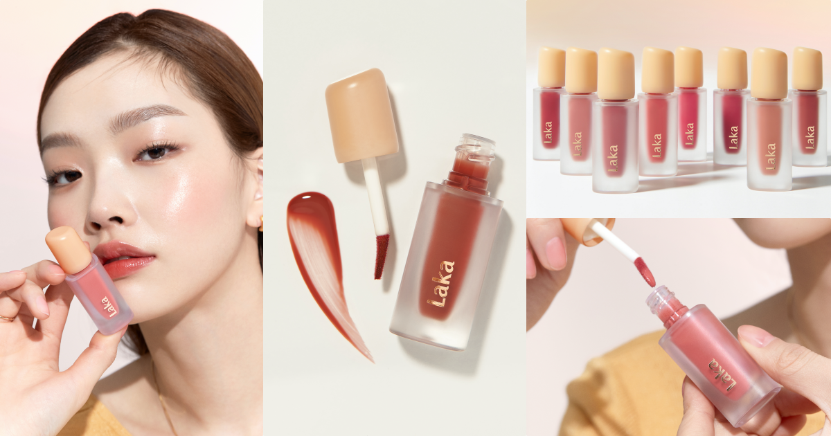 韓妞們都愛用！Laka初夏新品閃亮上市，從唇彩、眼妝到打亮，打造今夏精緻妝感